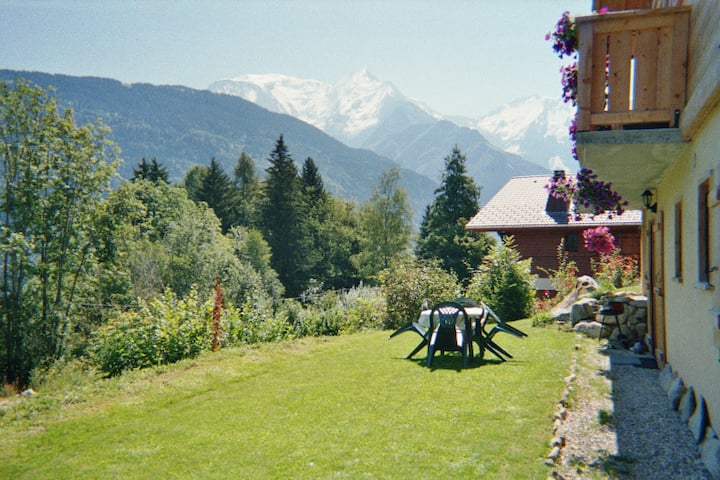 Appt Dans Chalet - Vue Mont Blanc - Saint-Gervais-les-Bains