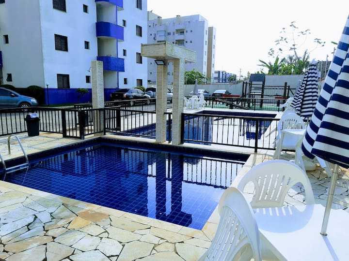 Ap. Lazer Ou Home-office à 300m Da Praia-bertioga - Bertioga