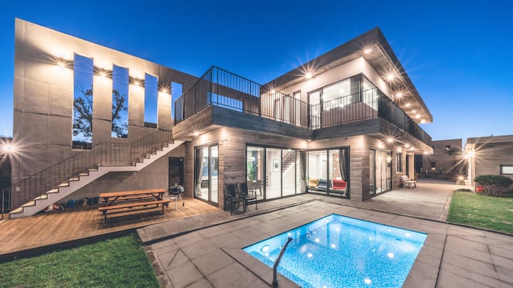 【행원주택 가족 풀빌라】한팀만을 위한 독채/ 가족펜션/수영장/바비큐/월정리해변 - Jeju