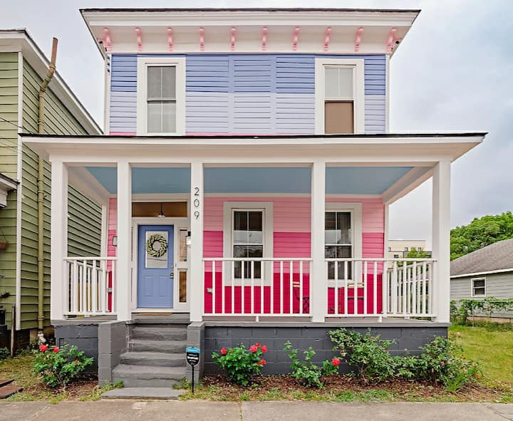 2br Starland Pad | Fun, Girly, & Cozy - Savannah, GA
