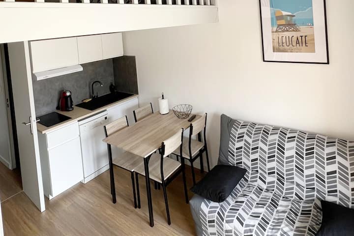 Maisonnette Au Bord Du Lac Marin Climatisé - Leucate