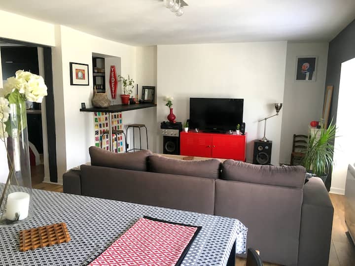 Duplex Hyper Centre - 2 Chambres - Le Mans