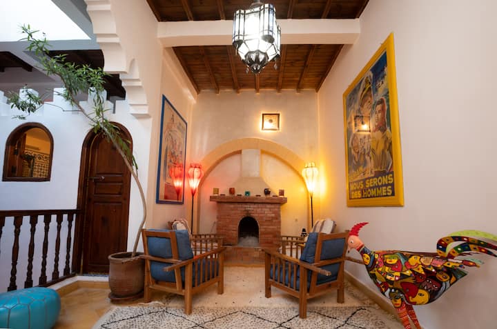 Chic, Bright, Large Centrally Placed Medina Riad - Essaouira