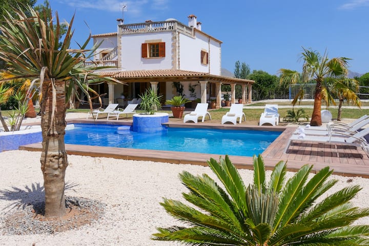 Traumfinca,strandnah,xxl-pool,volleyball,gym,klima - Pollença