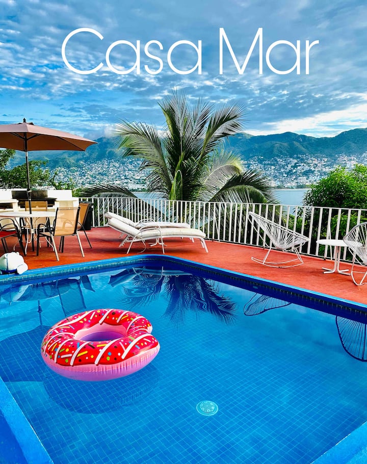 Casa Mar Con Vista Espectacular. - Acapulco