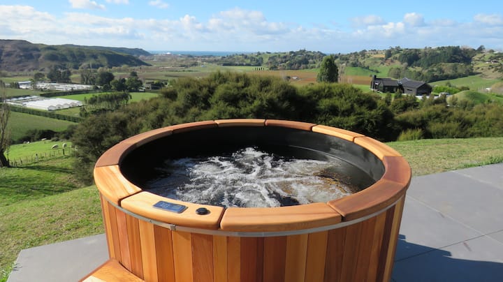 Amazing Esk Valley Views With Hot Tub - ネーピア