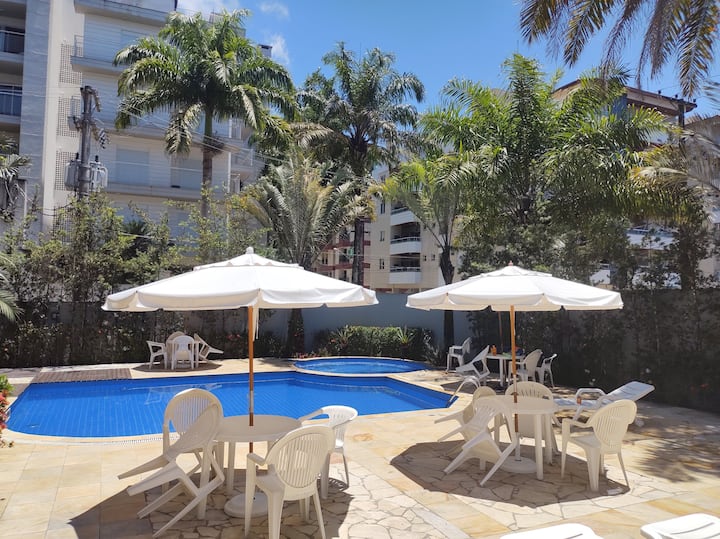 Ubatuba - Praia Grande Apartamento Com Piscinas. - Ubatuba