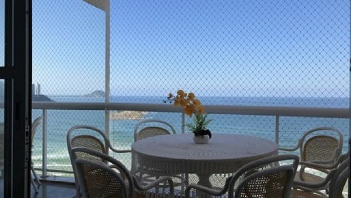 Apartamento Alto Padrão Frente Total Para O Mar. - Guarujá