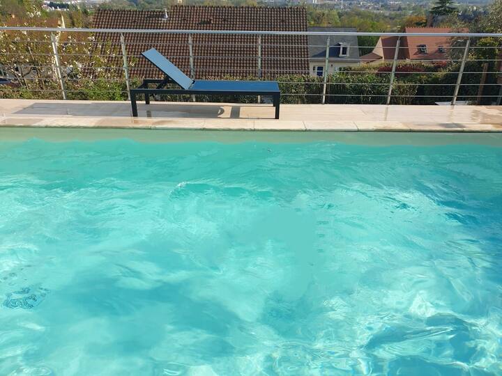 Chambre Le Mans, Piscine - Le Mans