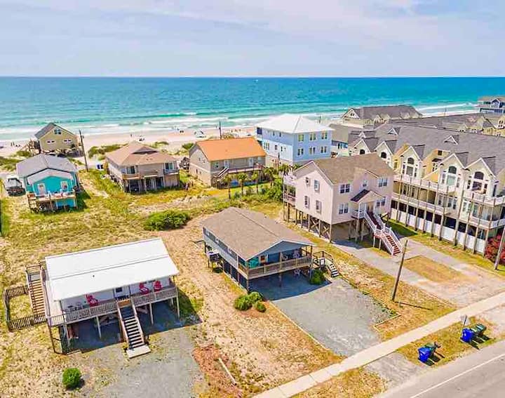 The Coral Cottage – Porch Nights & Ocean Sunrises - Surf City, NC