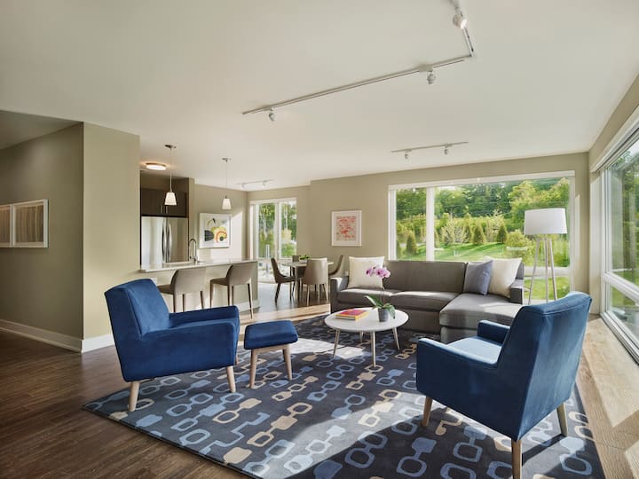 Stylish 1 Bed Apt | Extended Stay Friendly - Morristown, NJ