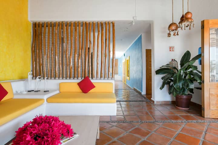 Romántica Habitación Estilo Mexicana, Con Piscina. - Puerto Vallarta