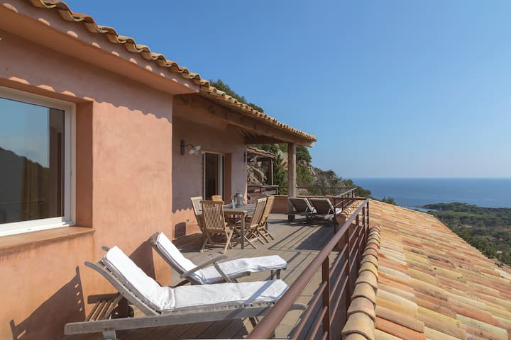 F4 N°17 - Stunning 3br Villa Palombaggia Sea View - Porto Vecchio