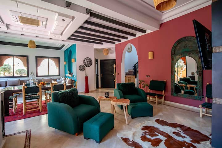 “Garden City” : Villa Pépite Pour Famille - Marrakech