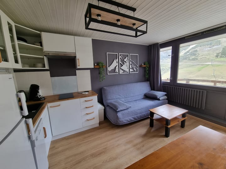 Studio Avec Chambre Enfant Et Parking Couvert - Lac de Caderolles