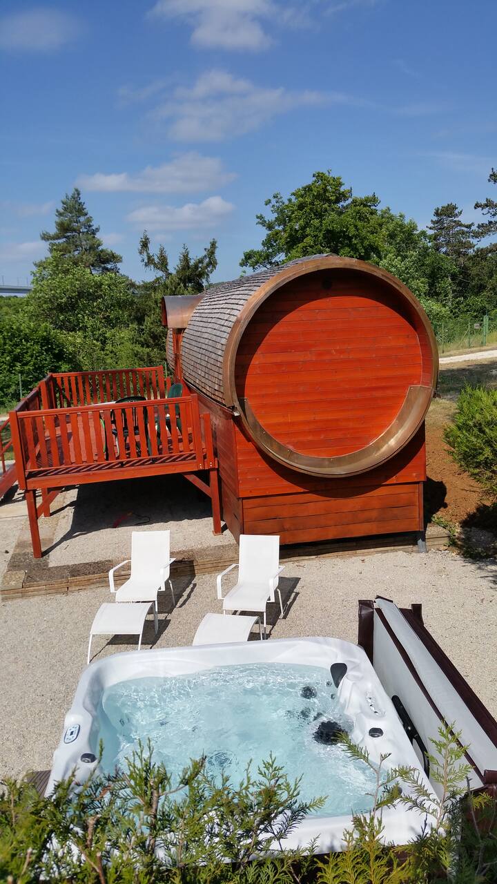 Roulotte Viticole Et Son Spa Privé - Lac de Madine