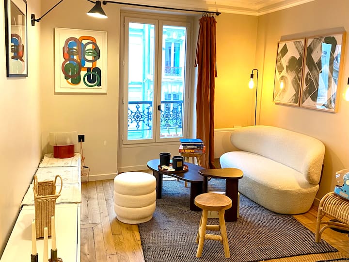 Charmant Appartement Rénové à Montmartre - Estación de París Norte