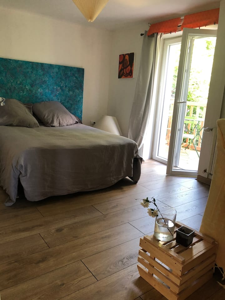 Chambre “Swadhistan” Avec Sdb & Terrasse Privative - Langogne