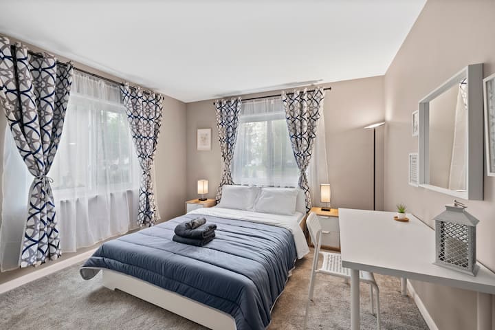 Modern Private Room, Minutes To Airport And Shops - Columbus