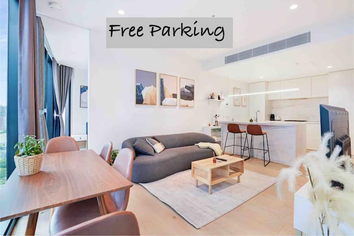 Southbank Stylish Home 2 Bedroom Apt Free Parking - Melbourne