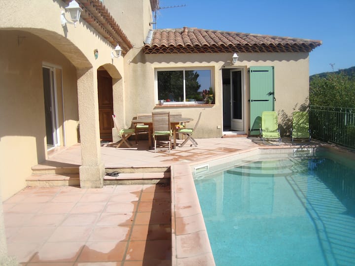 Villa Piscine- Vue Mer -Idéal Pour Enfants- - Carqueiranne