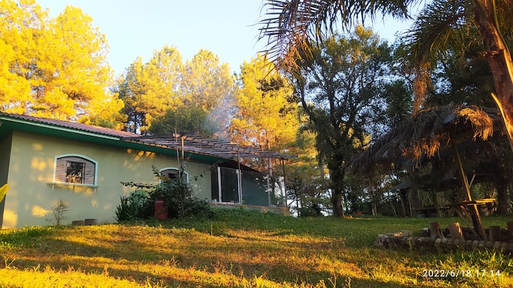 Casa De Campo, Em Meio à Natureza! - Araucária