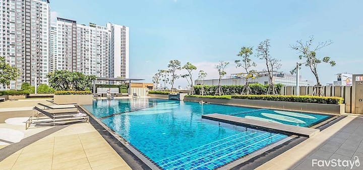 Lpn Rama4, Modern, Bts Eakkamai, Sky Pool, 14th Fl - Bangkok