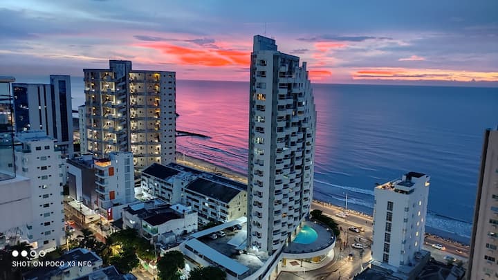 Deal! Ocean View & Magical Sunsets - Cartagena