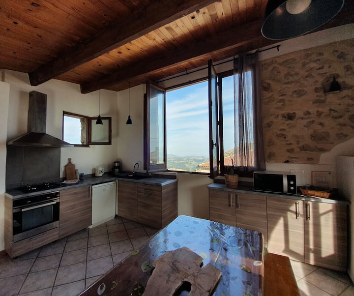 Duplex Coeur De La Cité Historique Vue Panoramique - Vence