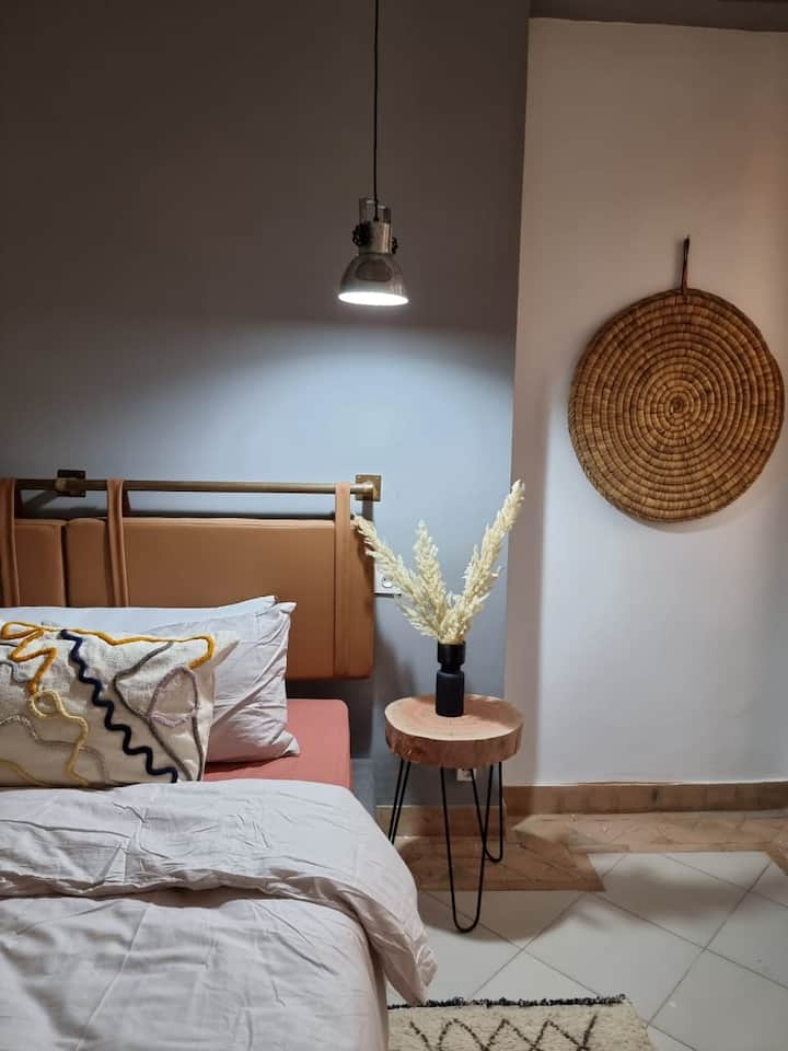 Cozy & Bright Apartment  Piscine Secteur Hivernage - Marrakesh