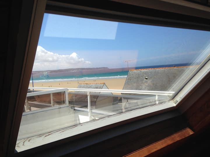 Appart' En Bord De Mer, 50m De La Plage De Kervel - Douarnenez