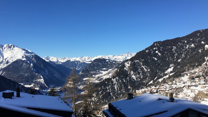 Appart 8 Lits, Sud, Prox Médran - Verbier