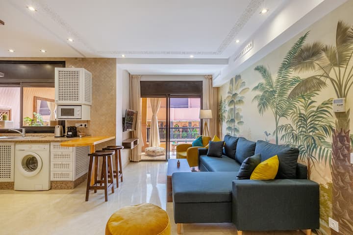 Le Palmier - Appartement Authentique à Gueliz - Marrakech