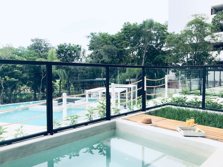 Luxury Condo W/private Pool, Near Beach & Golf - Akumal