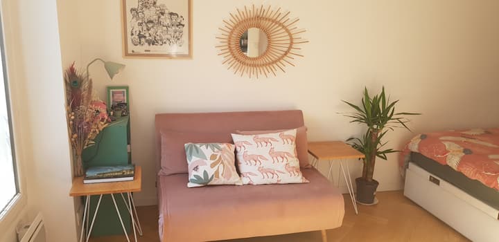 Studio Entre Le Canal Et Les Buttes-chaumont - Paris