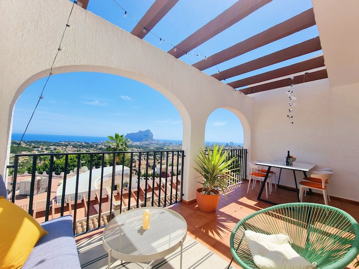 The View: Sea, Mountain, Terrace, Swimming Pool - Calp