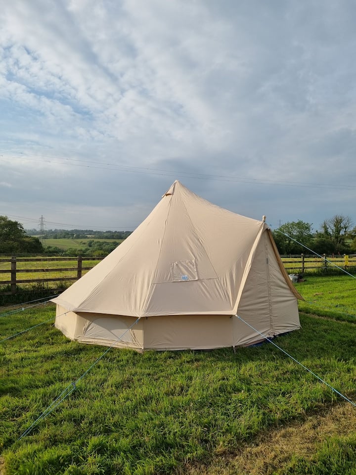 Relaxing Bell Tent
With Log Burner - Pembrokeshire