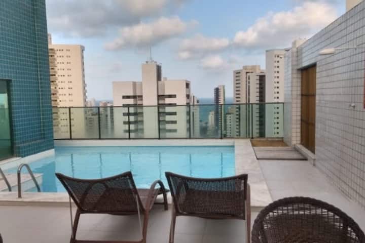 No Coração De Boa Viagem, 800 Metros Da Praia. - Boa Viagem