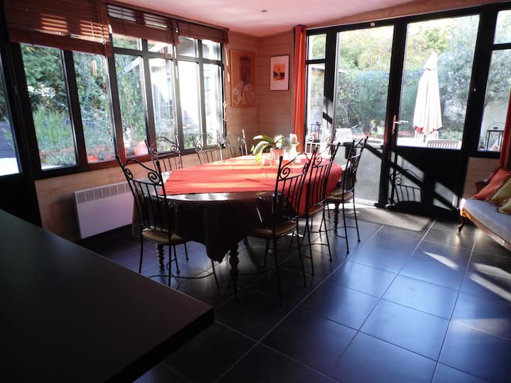 Gîte Les Oliviers-charme Confort 12 P-1.2 Km Mer - Piriac-sur-Mer