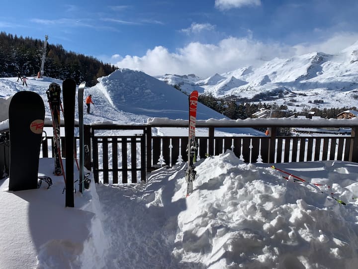 T3 (5pers)sur Les Pistes Avec Terrasse Panoramique - La Joue du Loup