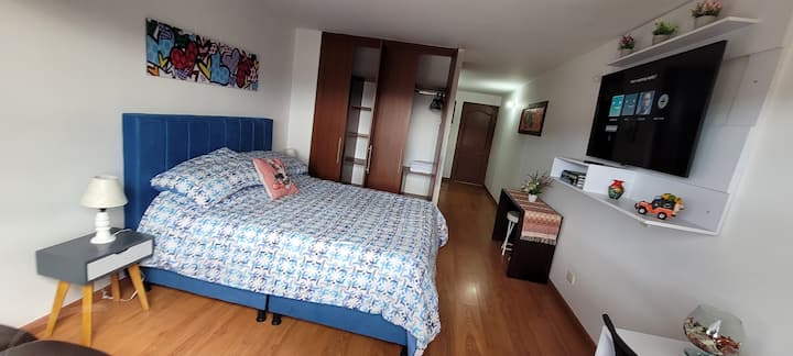 Comfortable And Nice Studio Apartment, North Of Bogotá - Bogota