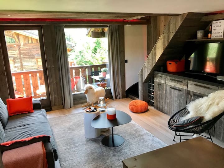 Coeur Megève Charmant Appt Rénové 4pers. + Parking - Les Contamines-Montjoie