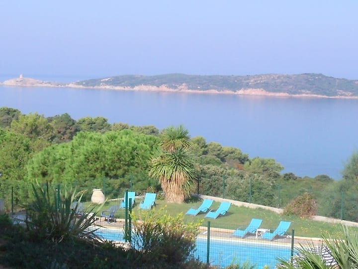 Appartement Climatisé En Résidence Vue Mer Piscine - Cargèse