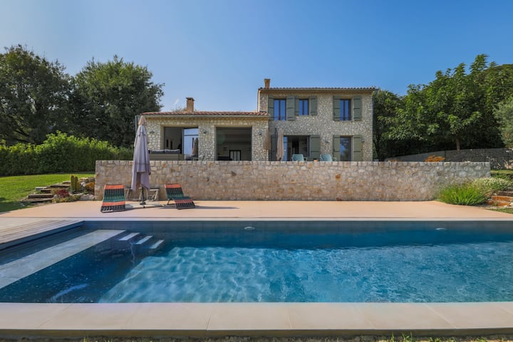 ÉLégante Villa Piscine - Vue St Paul De Vence - Cagnes-sur-Mer