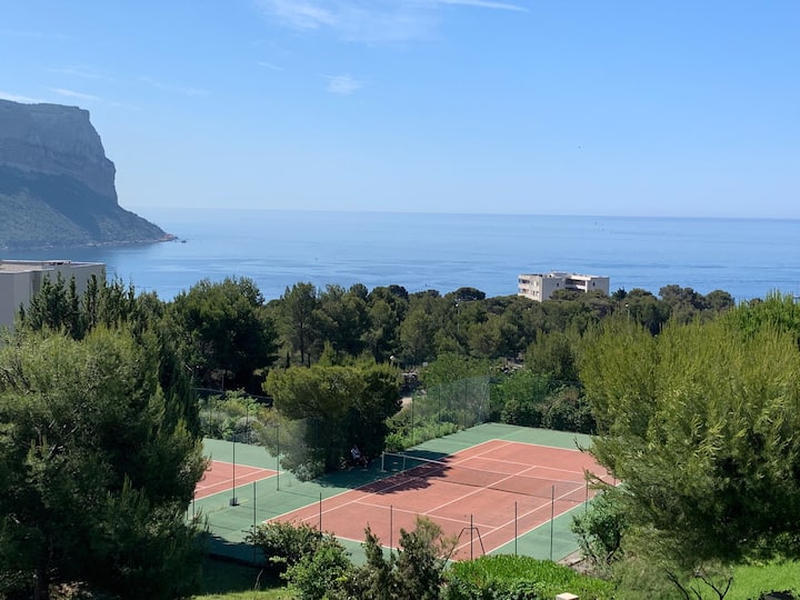 Cassis Centre 2 Pers, Piscine/parking/tennis - Plage du Bestouan