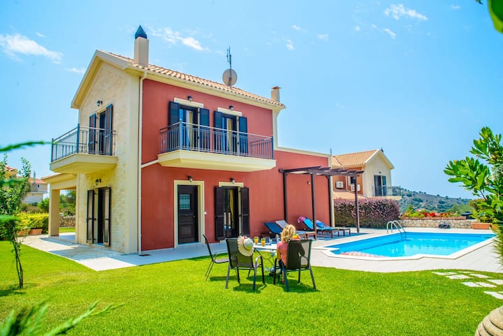 Kefalos Villa - θέα Θάλασσα,πόλη Αργοστολίου,βουνό - Agia Effimia