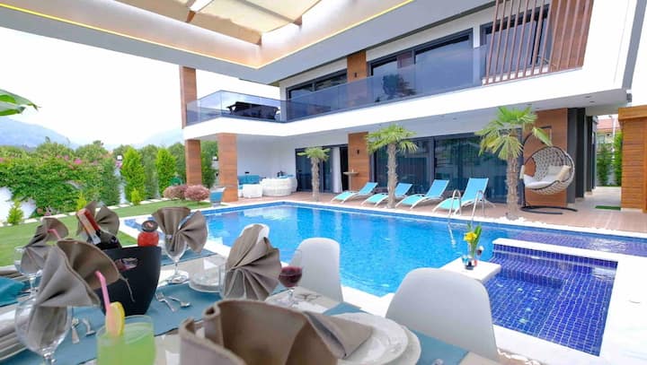 "Villa Sonne" Lüx Konforlu Modern Villa - Kemer