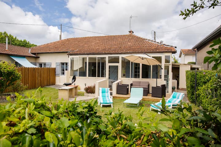 Maison Familiale Avec Grand Jardin  La Teste - Dune du Pilat
