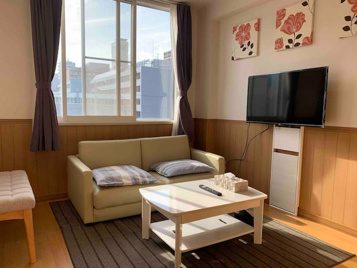 Nk302 Sapporo St 10min Free Wi-fi 6p Can Stay - Sapporo
