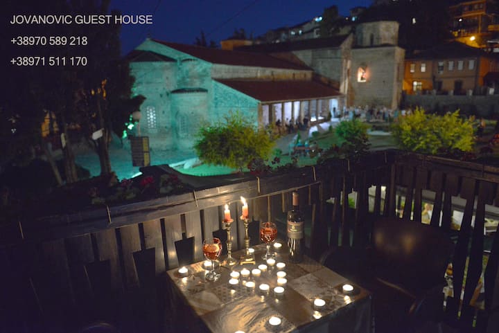 View Of St. Sophia | Elegant Old Town Apartment - Lago Ohrid